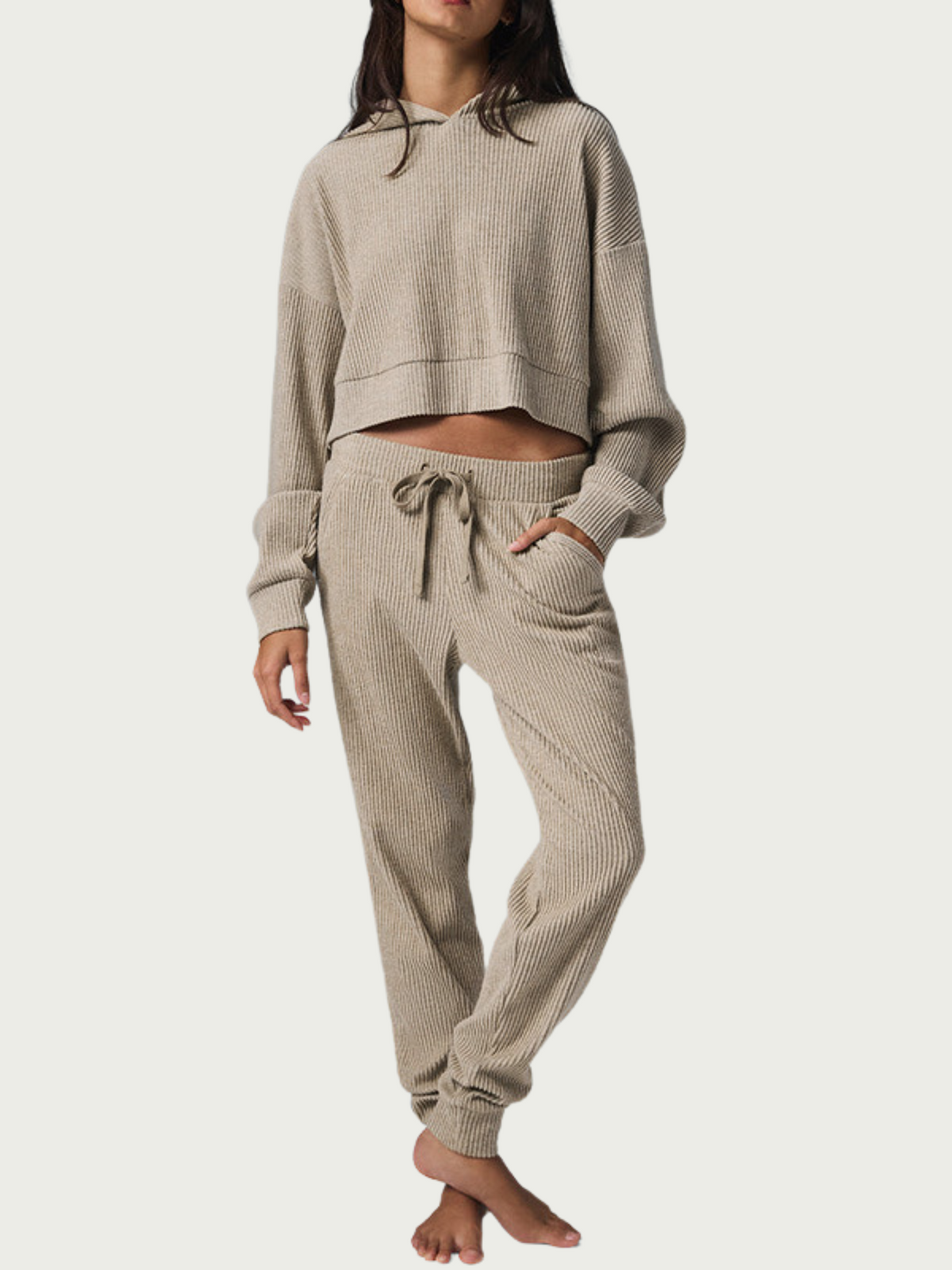 Alo Yoga Corduroy Tracksuit For Women – Winter & Autumn - Best Custom