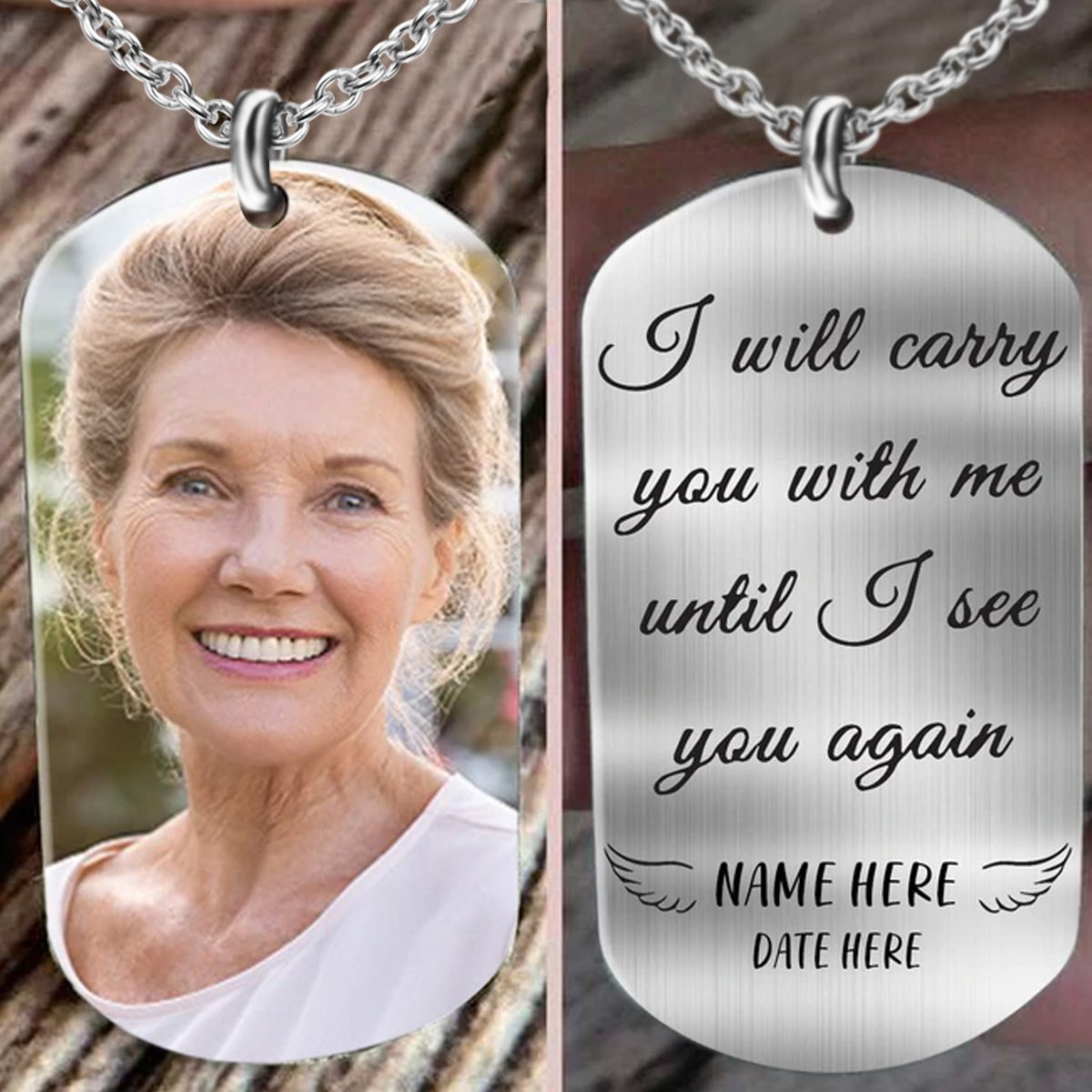 Necklaces with messages card - Best Custom